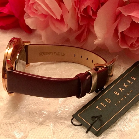 Ted Baker London | Accessories | Ted Baker Floral Dial Leather Strap ...